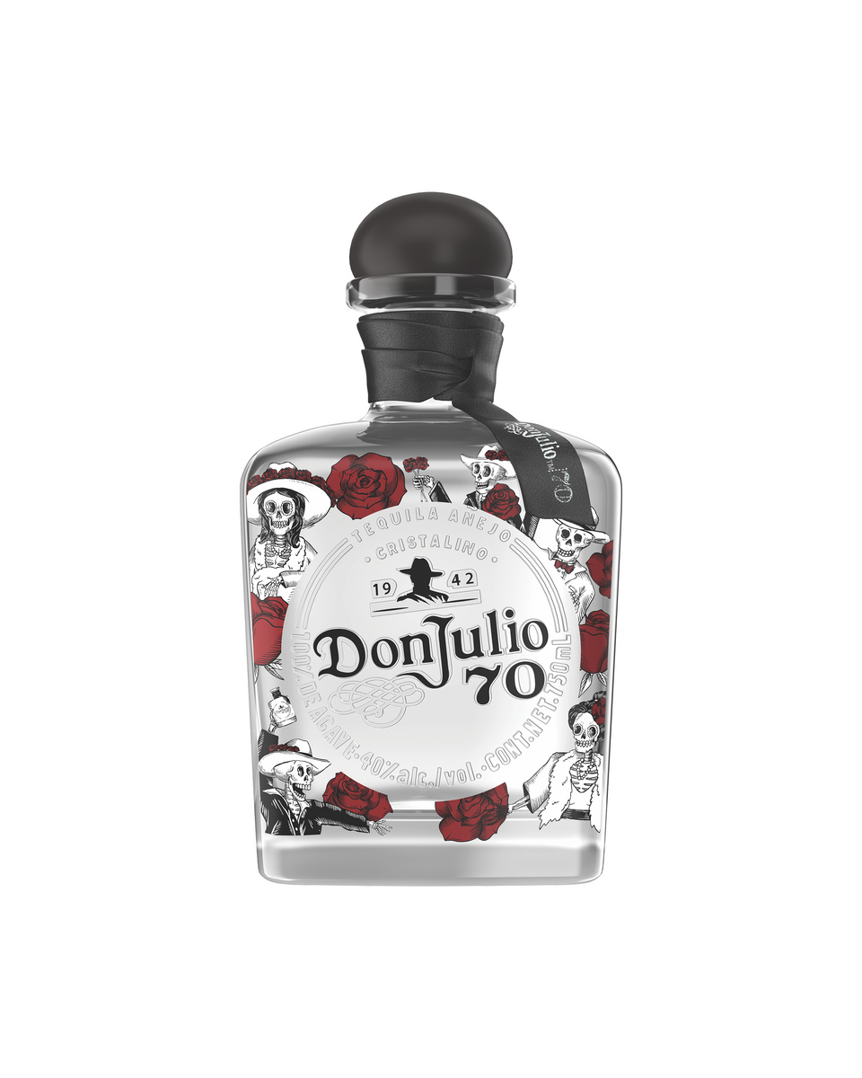 TEQUILA DON JULIO 70 AÑEJO CRISTALINO ARTIST EDITION BOTTLE | Willy ...