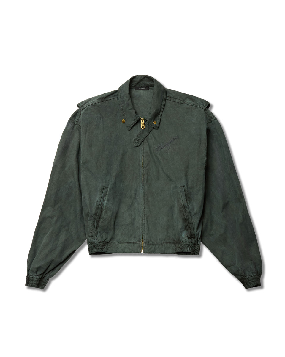 WASCO ZIP JACKET - GREEN | Willy Chavarria