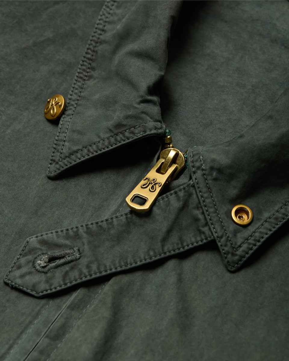 WASCO ZIP JACKET - GREEN | Willy Chavarria