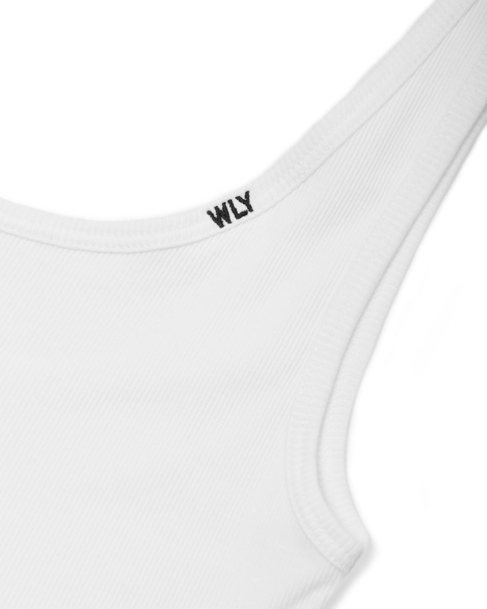 WOMEN'S BRALETTE TANK - WHITE | Willy Chavarria